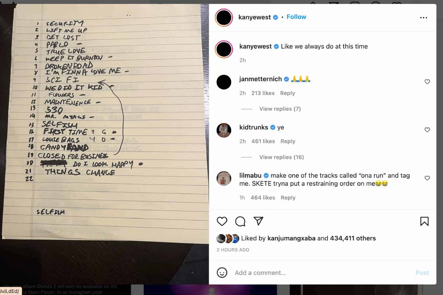 DONDA 2 latest news: Ye confirms album will not be on streaming ...