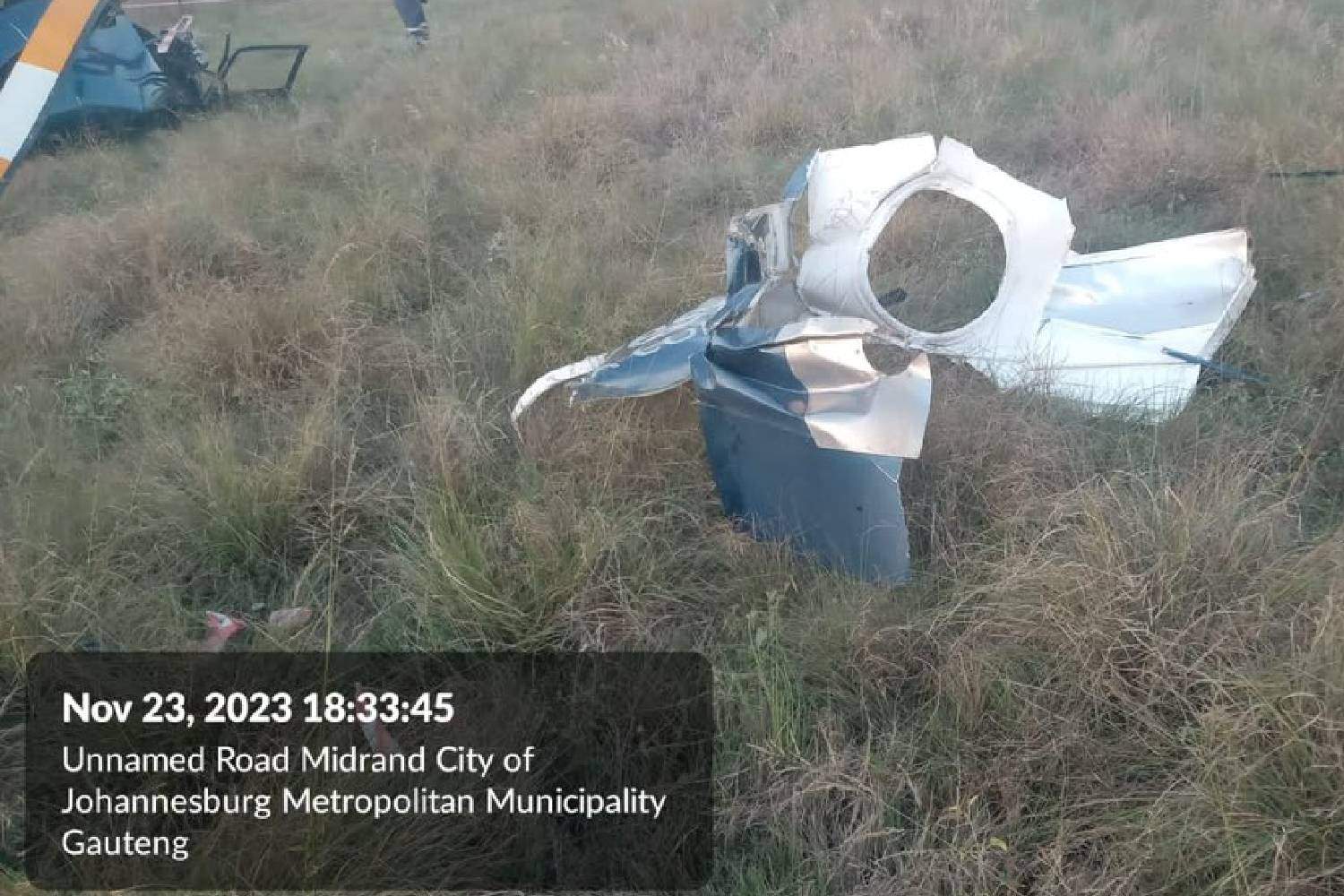 Distressing images of helicopter crash in Midrand surface online [photo ...